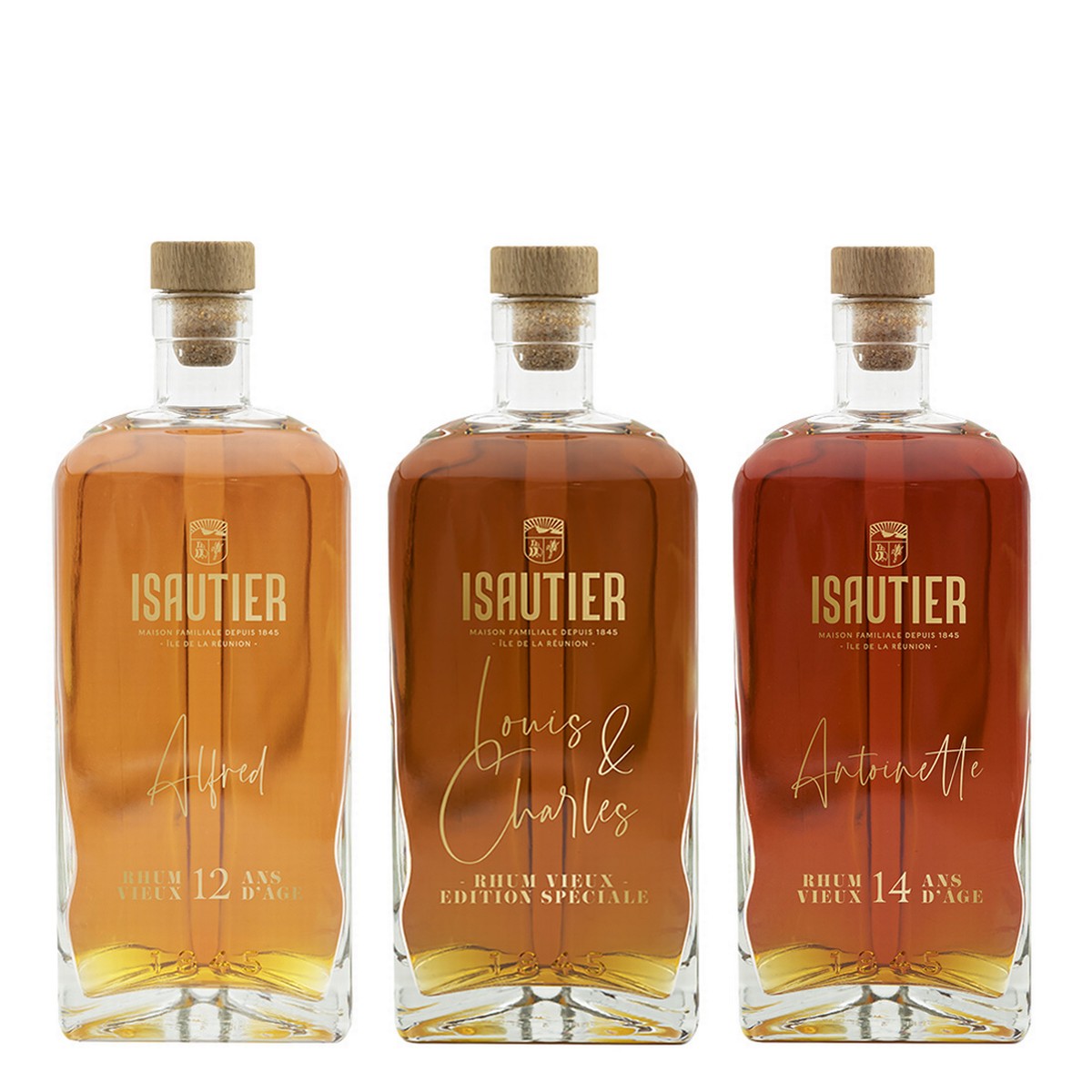Rum Isautier multi set = Louis & Charles + Alfred + Antoinette 2.1 l ...