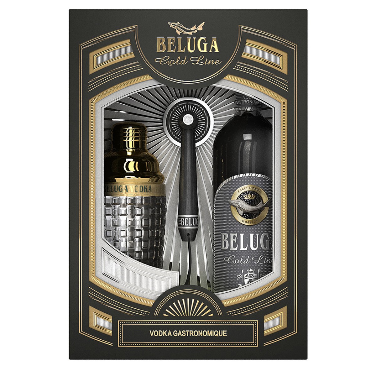 Vodka Beluga Gold Line Shaker Gift Box 0.7 l skladem | Warehouse #1