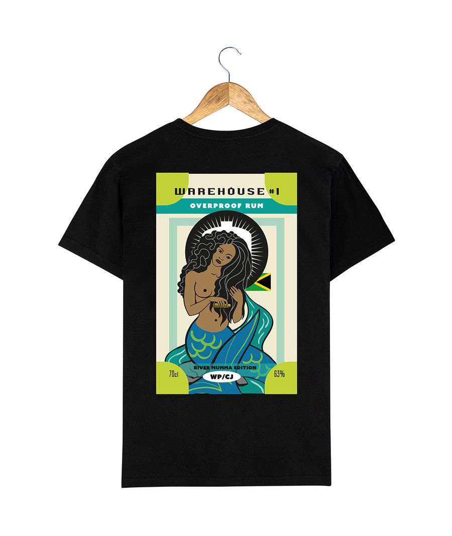 Warehouse #1 Tričko River Mumma Černé XL skladem | Warehouse #1