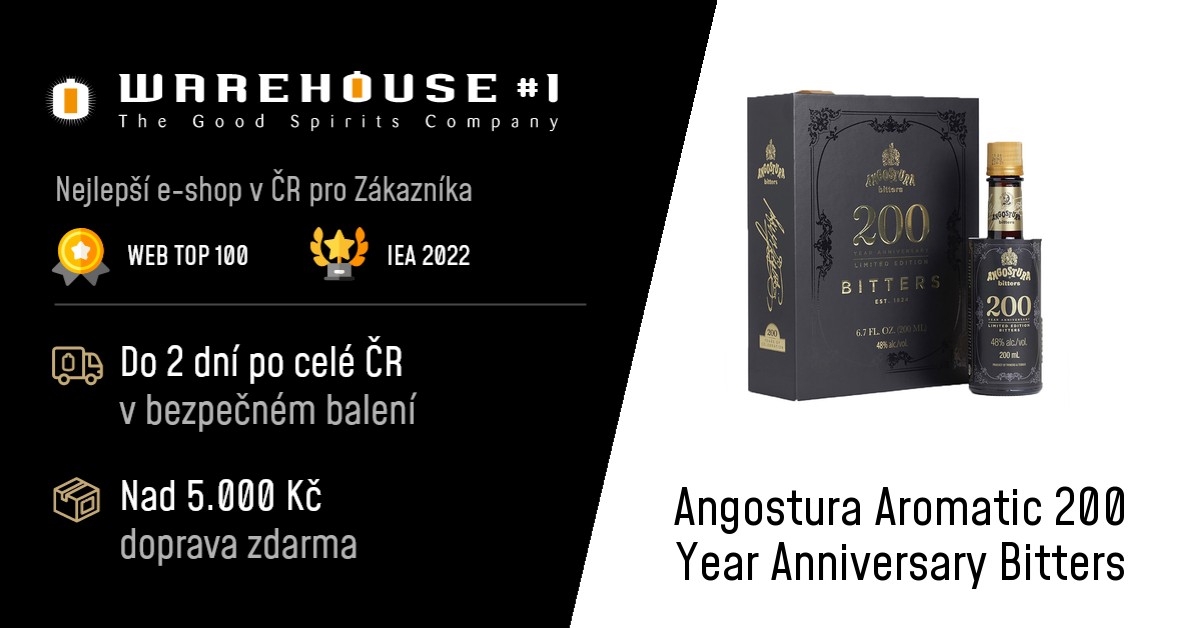 Bitters Angostura Aromatic 200 Year Anniversary Bitters 0.2 l skladem ...
