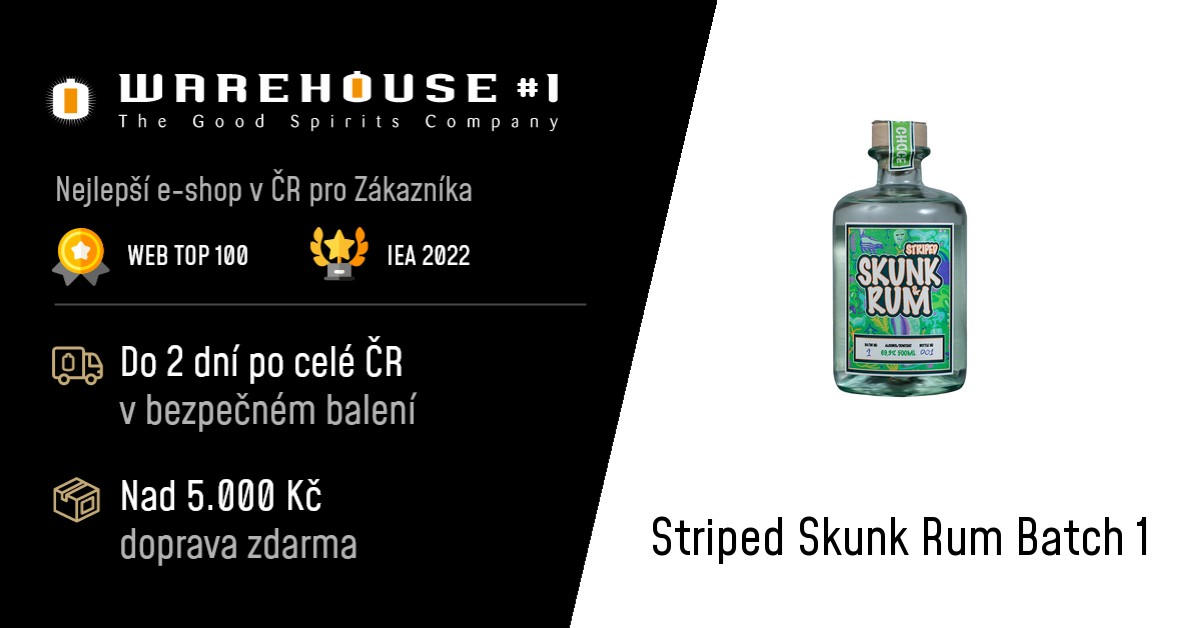 Rum Striped Skunk Rum Batch 1 0.5 l skladem | Warehouse #1