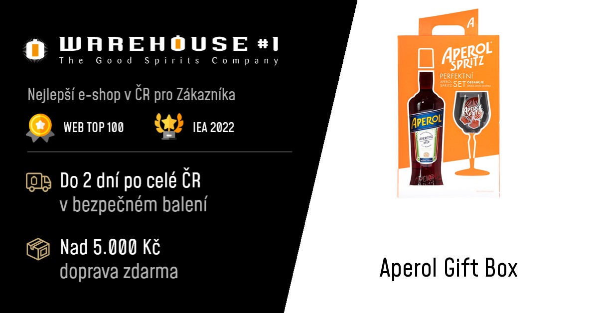 Likér Aperol Gift Box 0.7 l skladem | Warehouse #1