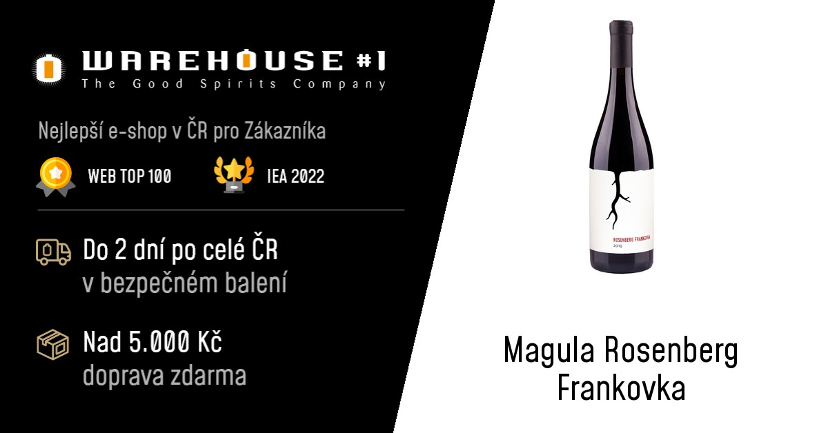 Červené víno Magula Rosenberg Frankovka 0.75 l skladem | Warehouse #1